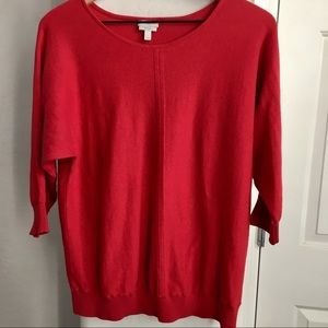 Talbots | Tops | Talbots Long Sleeve Top Luxury Blend Size Large | Poshmark